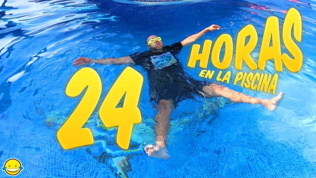 24 HORAS en una PISCINA Challenge Momentos Divertidos Bego y Jordi ...