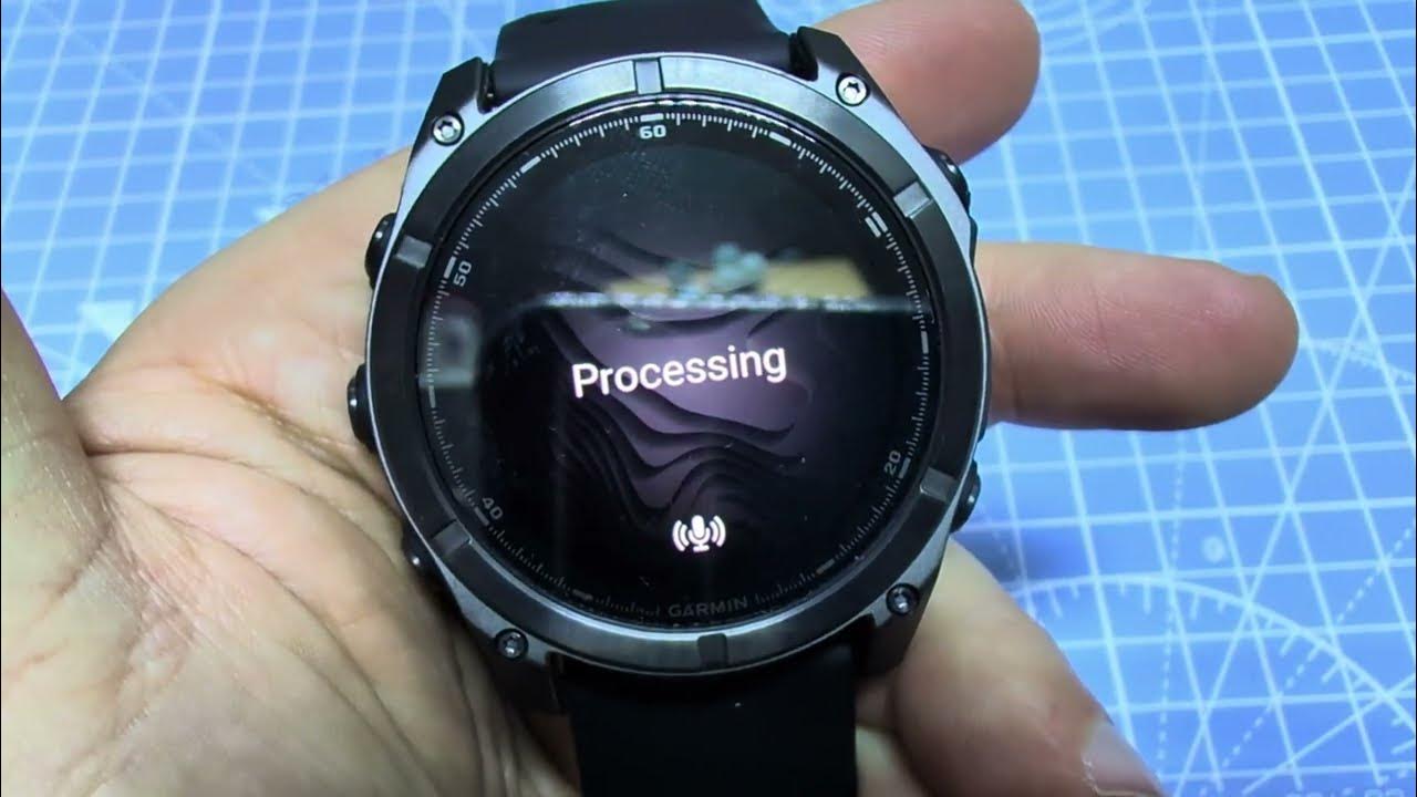 How to use voice commands on Garmin Fenix 8 - YouTube