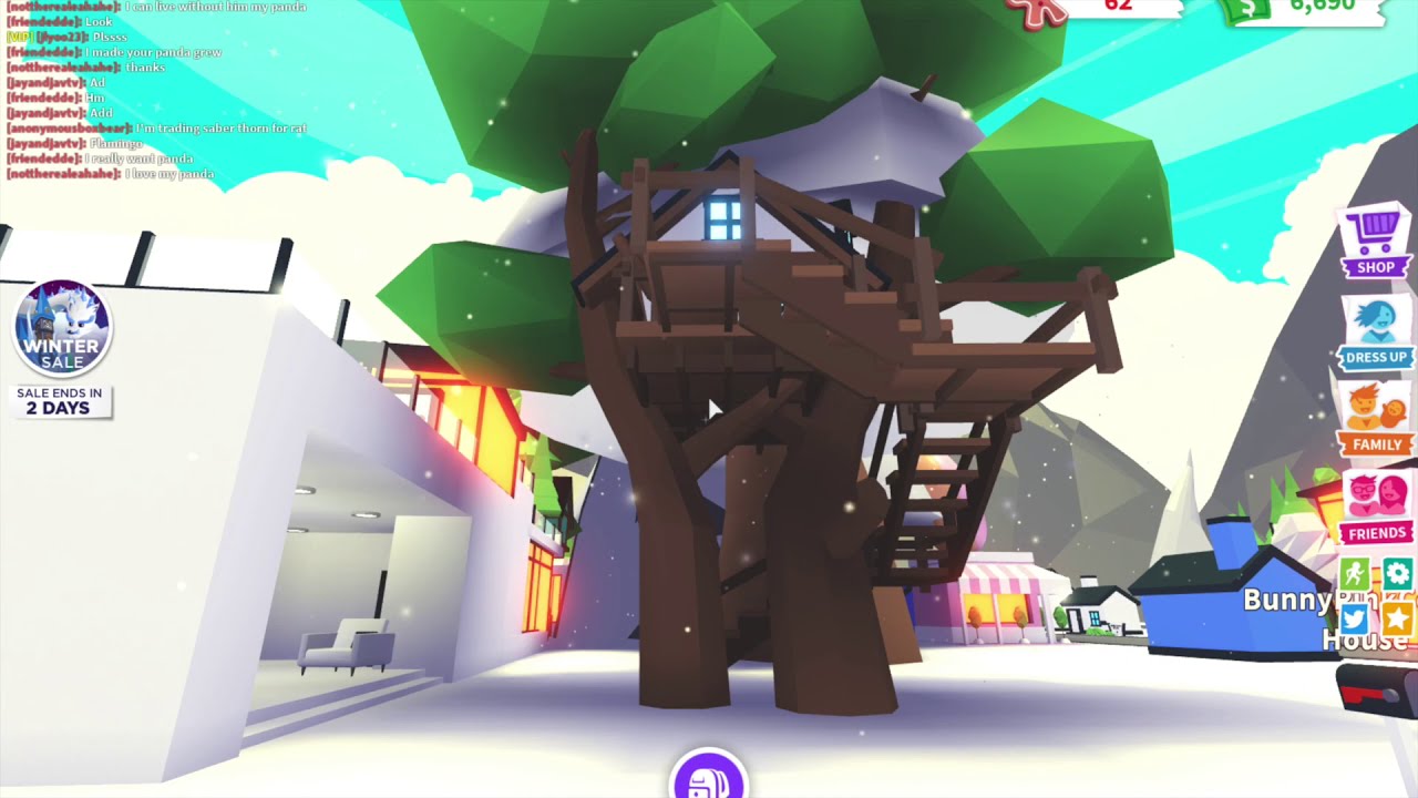 BEAR BNB - TREE HOUSE - SPEED BUILD - ADOPT ME - PART ONE - TOTAL COST ...