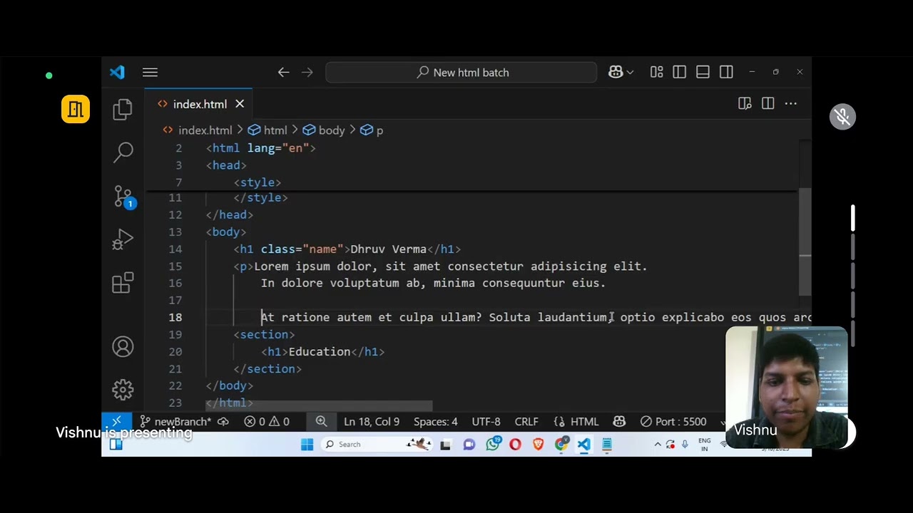HTML CSS part 5 - YouTube