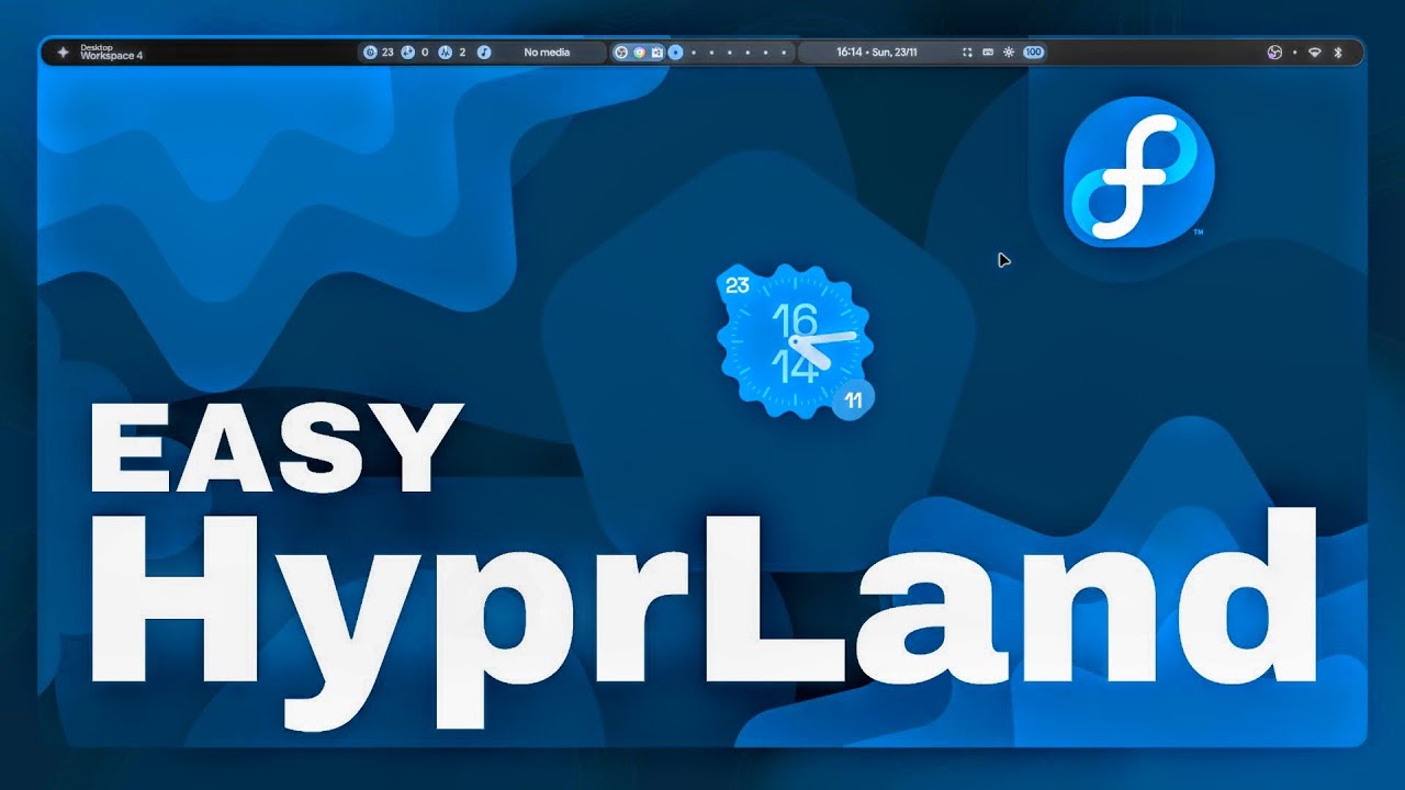 The Easiest Hyprland Setup Ever (Fedora Edition) 💖 Made for Beginners ...