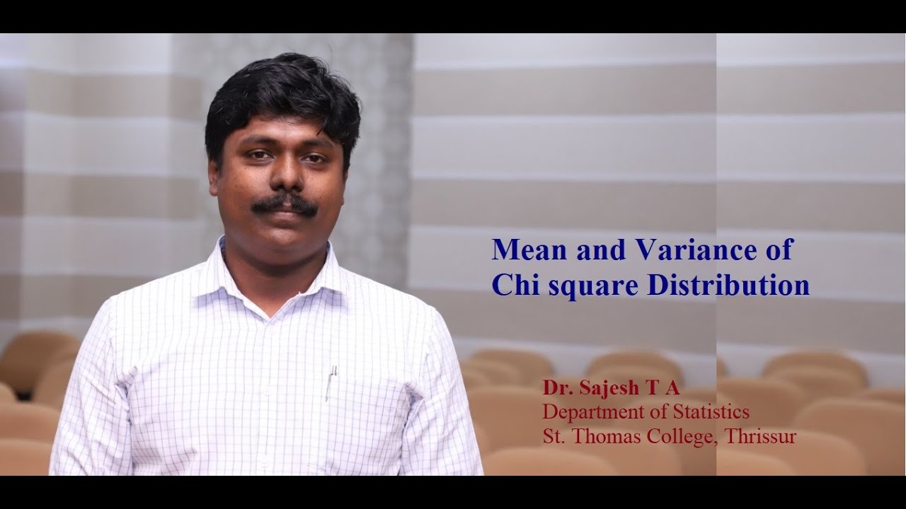 Mean and Variance of Chi square Distribution - YouTube