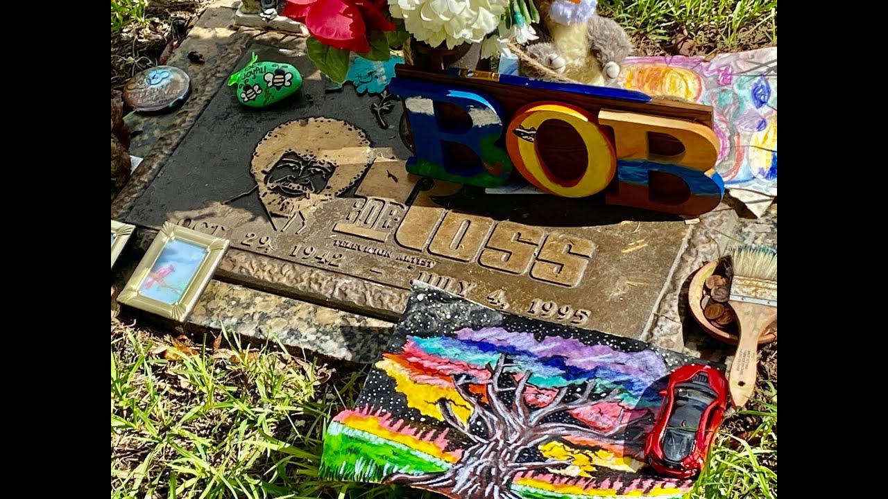 Bob Ross Cemetery - YouTube