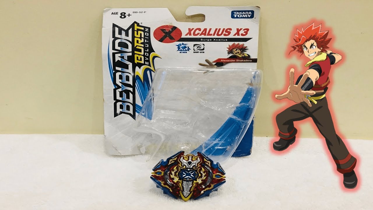 Surge Xcalius .1.Ir Unboxing & Test Battles | Beyblade Burst Evolution ...