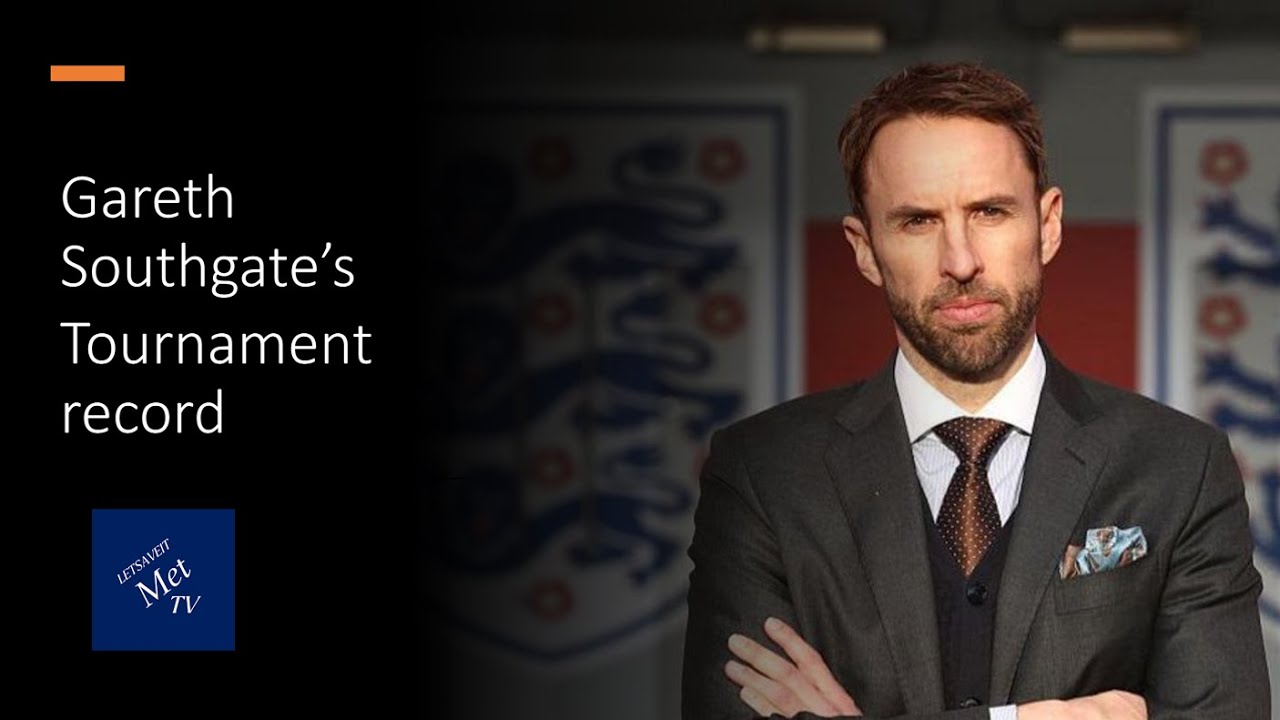 Gareth Southgate's Tournament Record #england #southgate - YouTube