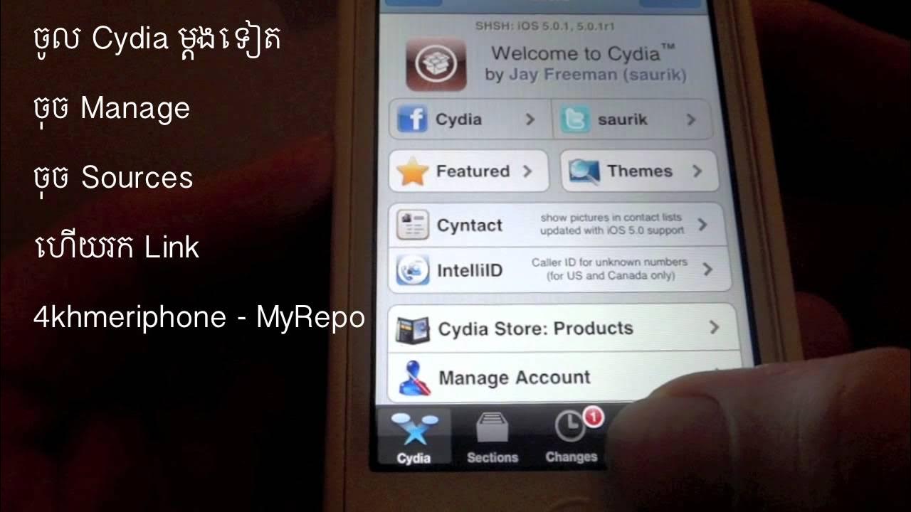 How to install khmer fonts and keyboard on your iPhone/iPad with iOS5 5.0 / 5.0.1 - YouTube