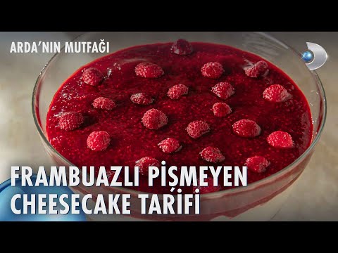 Frambuazlı Pişmeyen Cheesecake Nasıl Yapılır? | Arda'nın Mutfağı 251. Bölüm