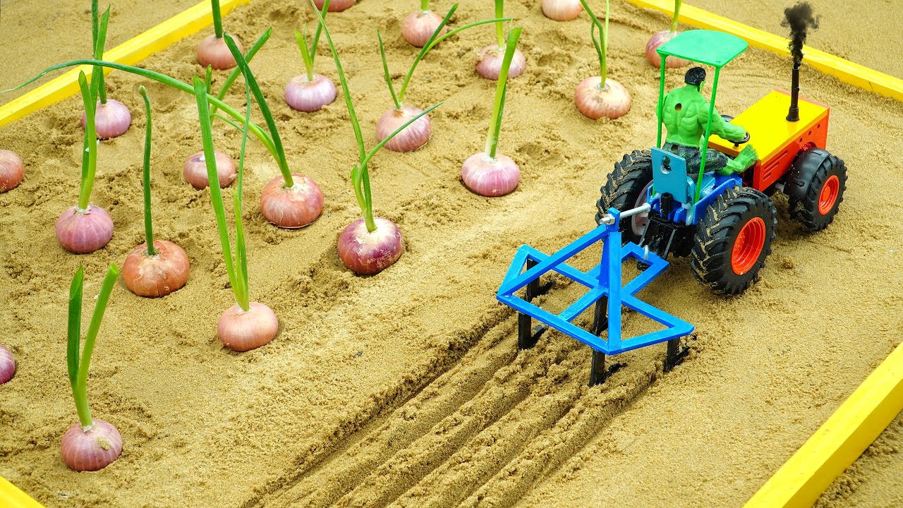 Diy mini tractor making agriculture cultivator for Onion Farming ...