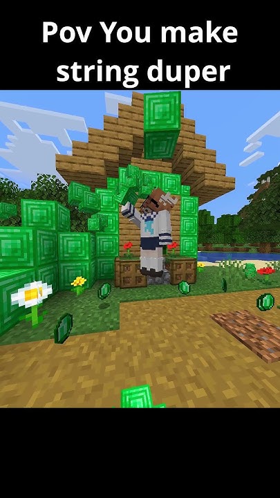 POV You make a string duper | Minecraft - YouTube
