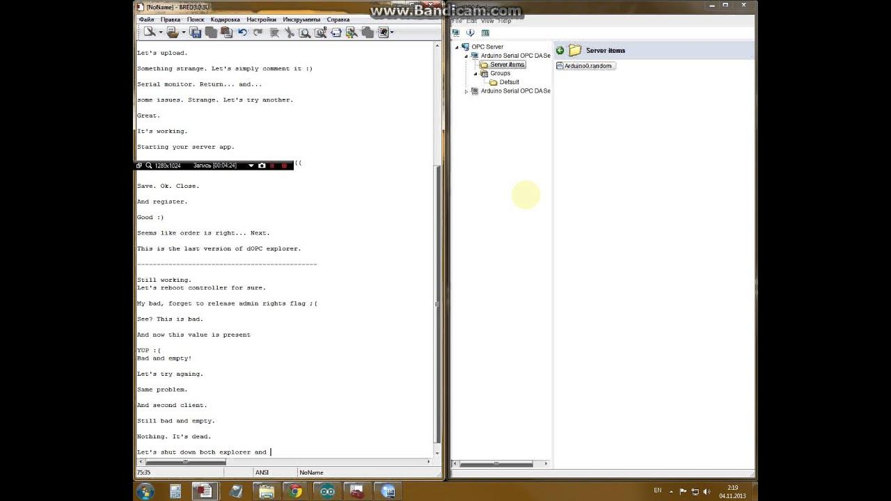 Arduino OPC Server [Empty Variables bug, pt.2] - YouTube