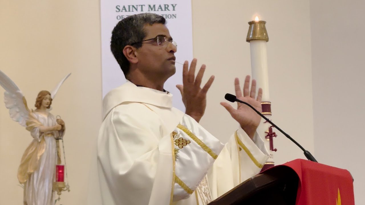 Father Biju Thomas celebrates 25 years of priestly ministry - YouTube