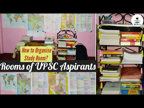 Rooms of UPSC Aspirants || How to Organise Your Study Room || UPSC WITH ...