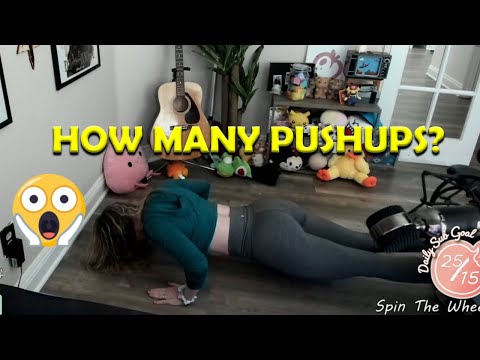 STPeach How Many Pushups Can She Do? | Twitch Highlights