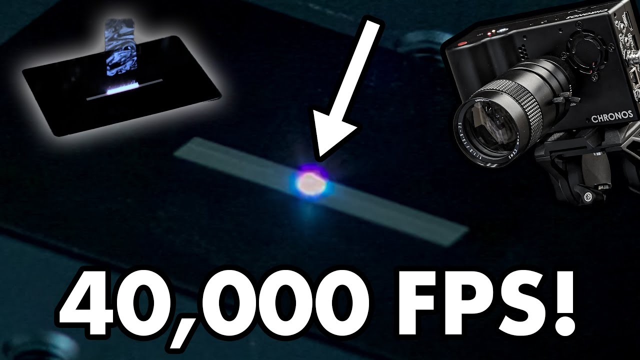 Pulsed Fiber Laser Marking at 40,000 FPS - YouTube