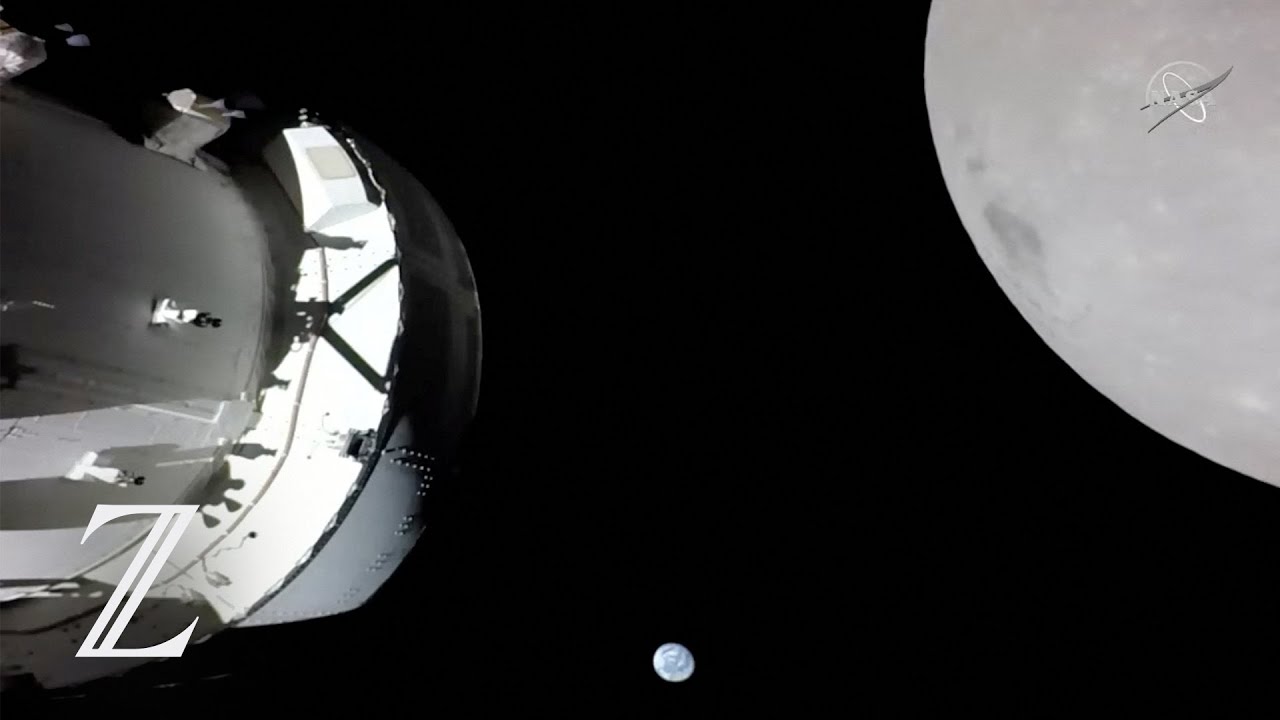 Aufnahmen zeigen Raumschiff Orion bei der Umrundung des Mondes – Nasa ...