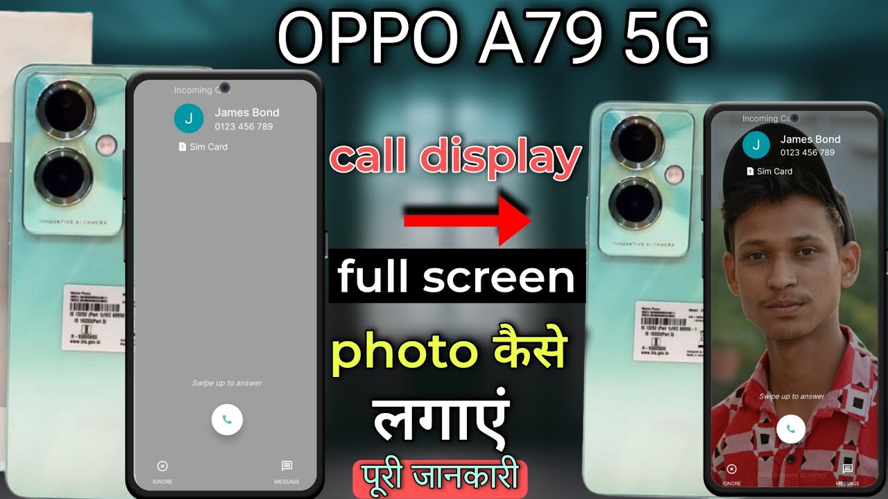 oppo A79 call display full screen photo kaise lagaye|| oppo A79 5G call ...