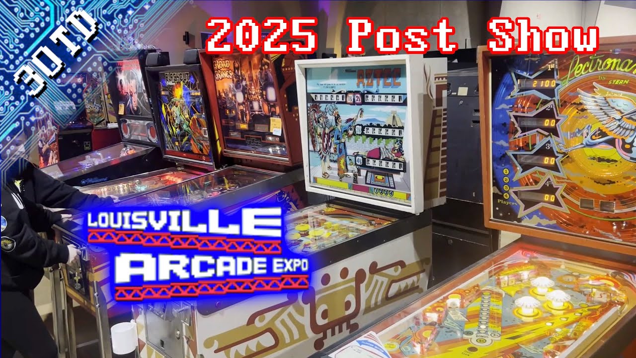 Louisville Arcade Expo 2025 Post Show - 3 Old Tech Dudes - YouTube