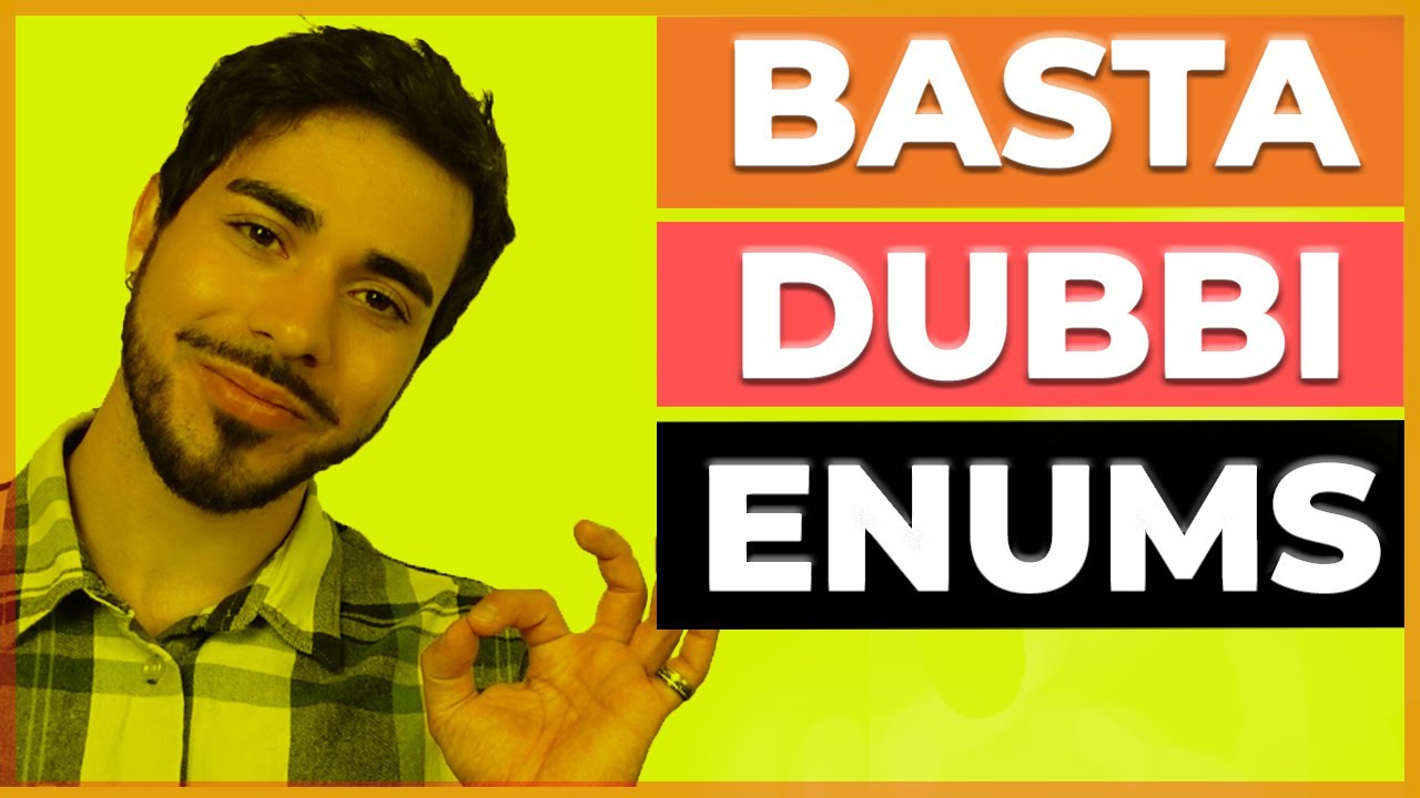 Corso Java in italiano: GLI ENUMERATORI. Il codice sarà più SOLIDO e tu più FELICE 😄 - YouTube