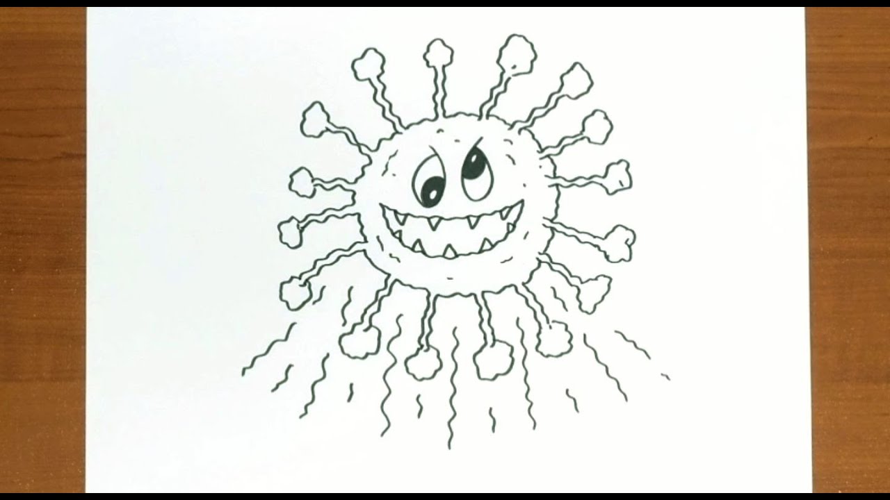 How to Draw BACTERIA ILLUSTRATION - YouTube