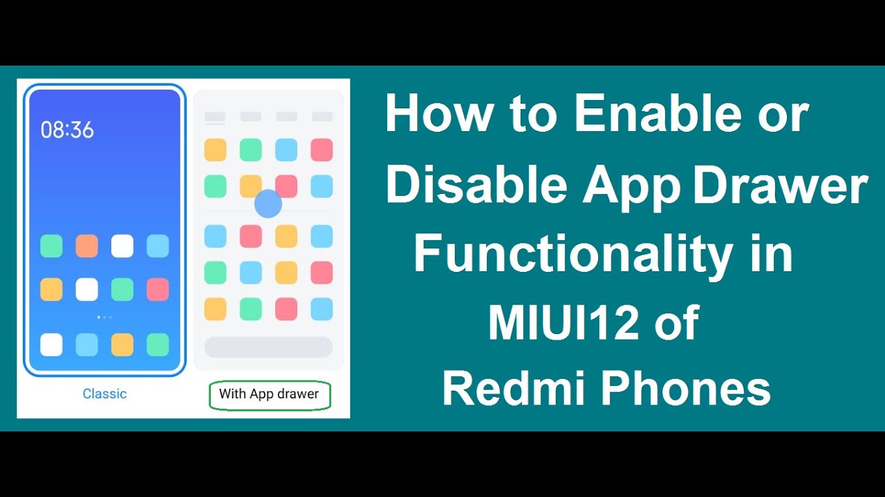 How to Enable or Disable App Drawer functionality in MIUI2 of Redmi ...