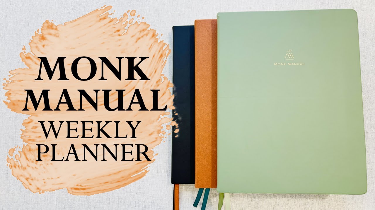 Monk Manual Weekly Planner + 10% OFF | Plan Like a Monk in 2025 - YouTube