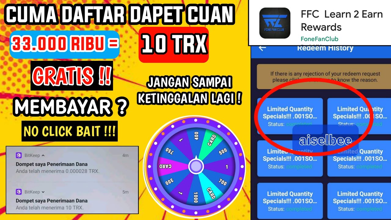 Event Apk FFC Reward terbaru 2022 | Cara Nuyul Apk FFC Learn 2 Earn ...