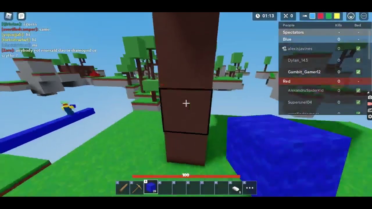 My first Video || Bedwars || roblox || gambit gamer - YouTube