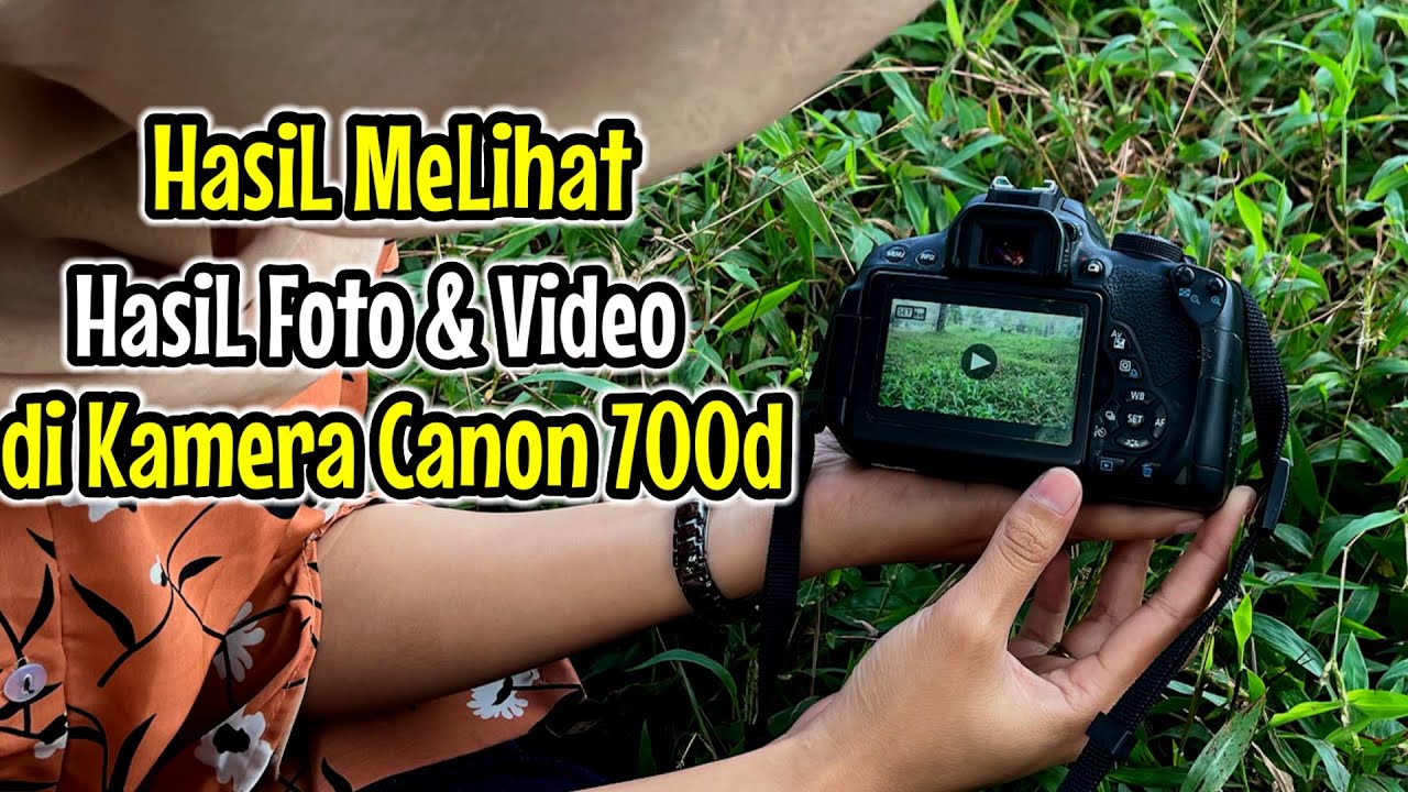 Cara melihat hasil foto di kamera Canon || cara lihat hasil video di ...