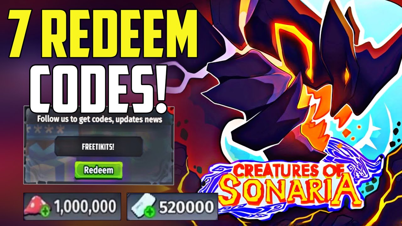 *NEW* ALL WORKING CODES FOR CREATURES OF SONARIA! ROBLOX CREATURES OF ...