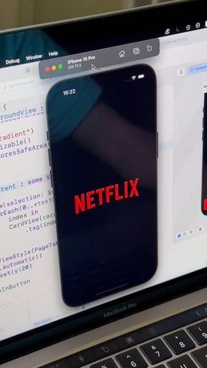 Bringing ‘Netflix onboard screen’ to life with some simple coding magic using #swiftui #shorts ...