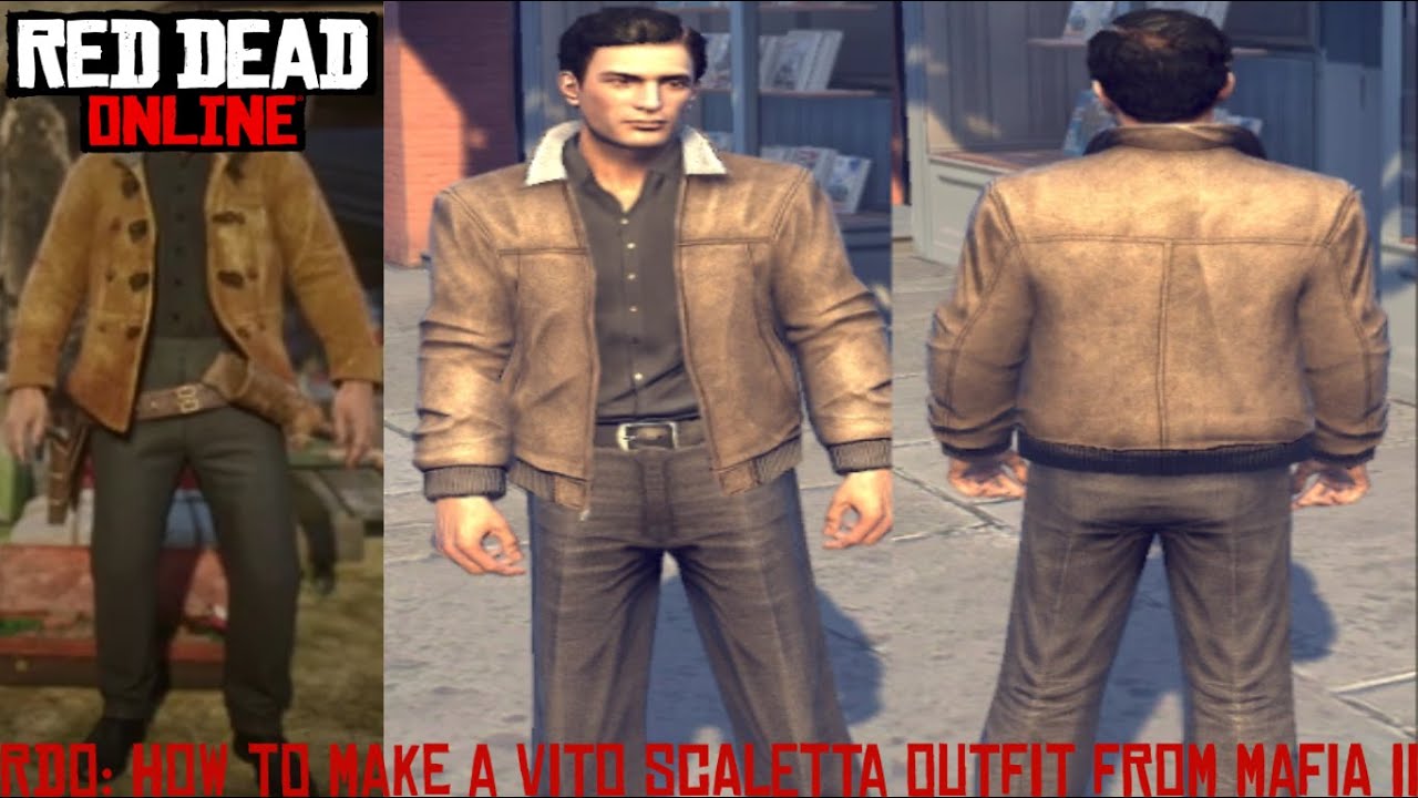 RDO: How to Make a Vito Scaletta Outfit from Mafia II - YouTube