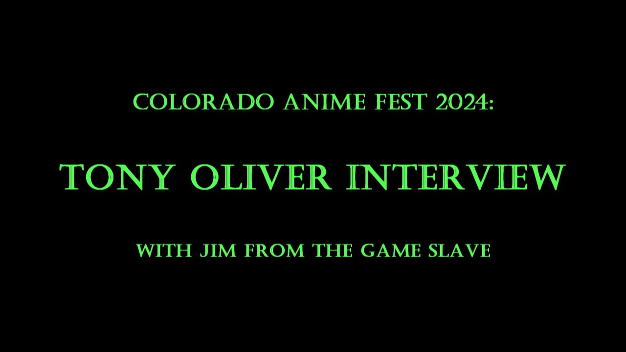 COAF 2024 - Tony Oliver Interview (Power Rangers, Lupin III, and Fate ...