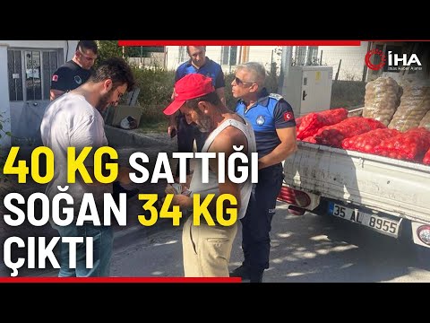 Zabıta Amiri, Soğan Ve Patates Çuvallarını Tartınca Şok Oldu