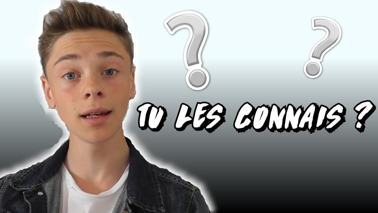 TU LES CONNAIS ? - Tom Boudet - YouTube