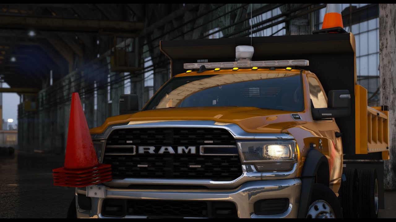 2024 RAM 5500 Dump Truck Showcase (4K) (FiveM) (GTAV) (GTA 6) - YouTube