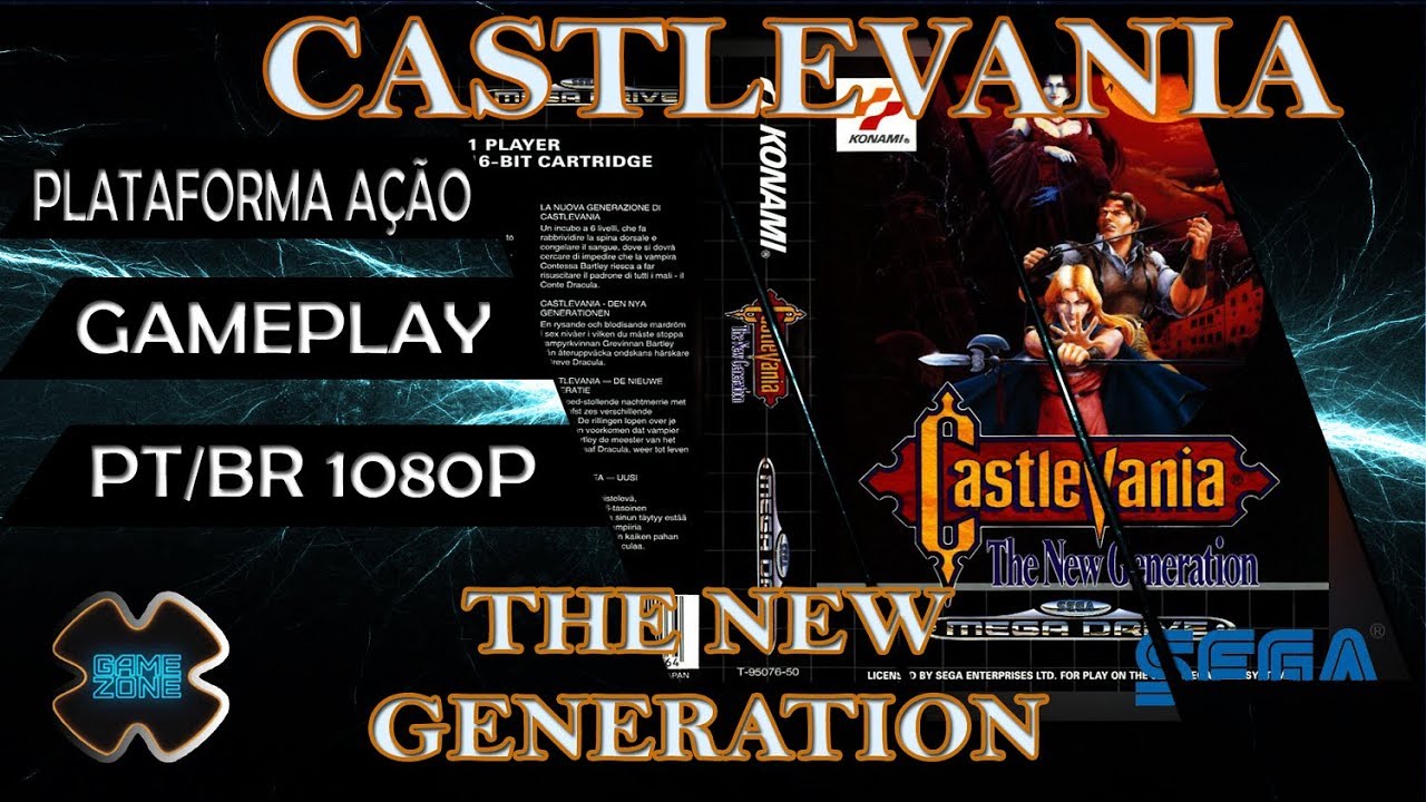 CASTLEVANIA THE NEW GENERATION - O UNICO CASTLEVANIA PARA MD - CONFIRA ...
