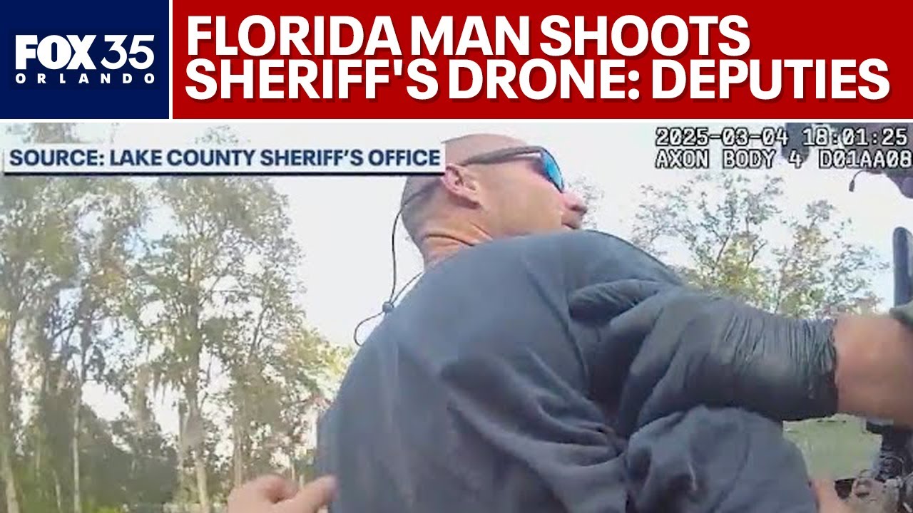 Florida man shot sheriff's office drone, rammed fences in neighborhood ...