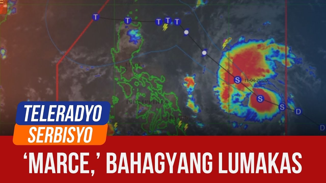 ‘Marce’ slightly intensifies, not yet affecting PH | Headline Ngayon ...