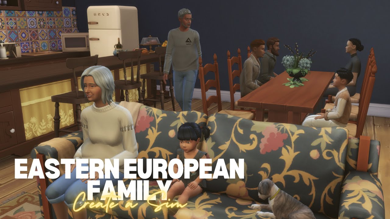 Generational Eastern European Family (3 families in 1!) || The Sims 4 ...