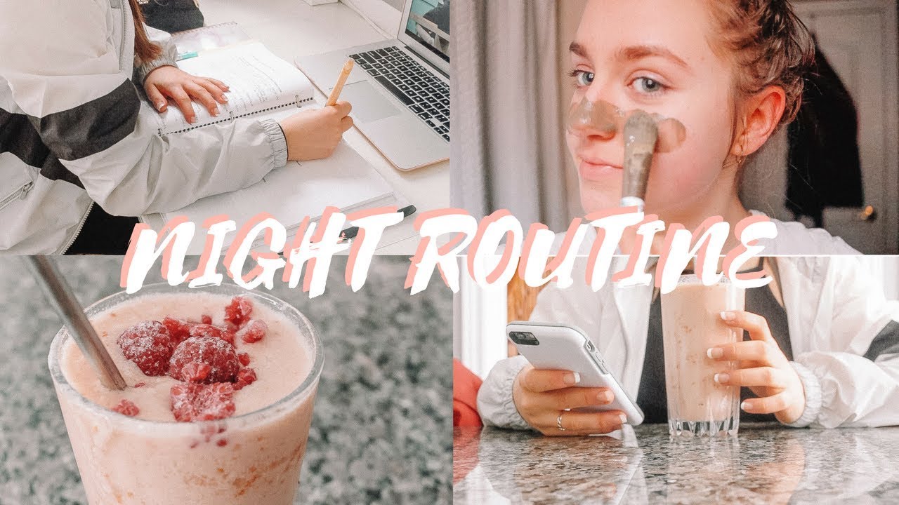 School Night Routine 2018 - YouTube