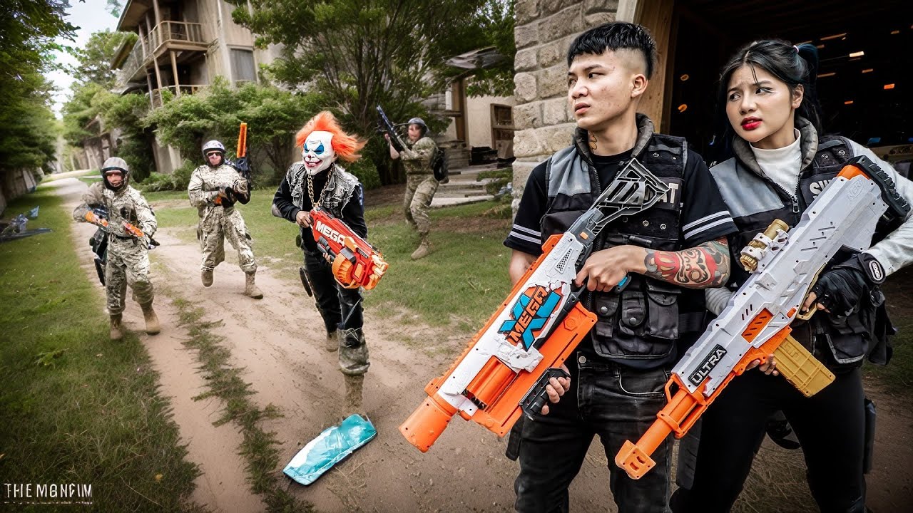 LTT Films : Silver Flash Hero's Fierce Nerf Guns Battle – You Won't ...