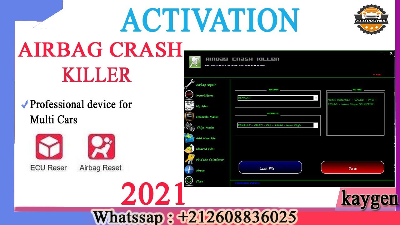 AIRBAG CRASH KILLER Software ( Last Version 2021 ) - YouTube
