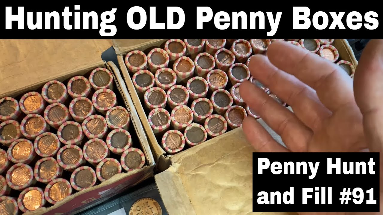 Searching OLD Penny Boxes - Penny Hunt and Fill #91 - YouTube