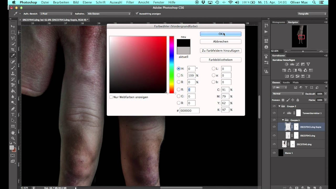 legs vs. fingers - Photoshop & Lightroom speed edit - YouTube