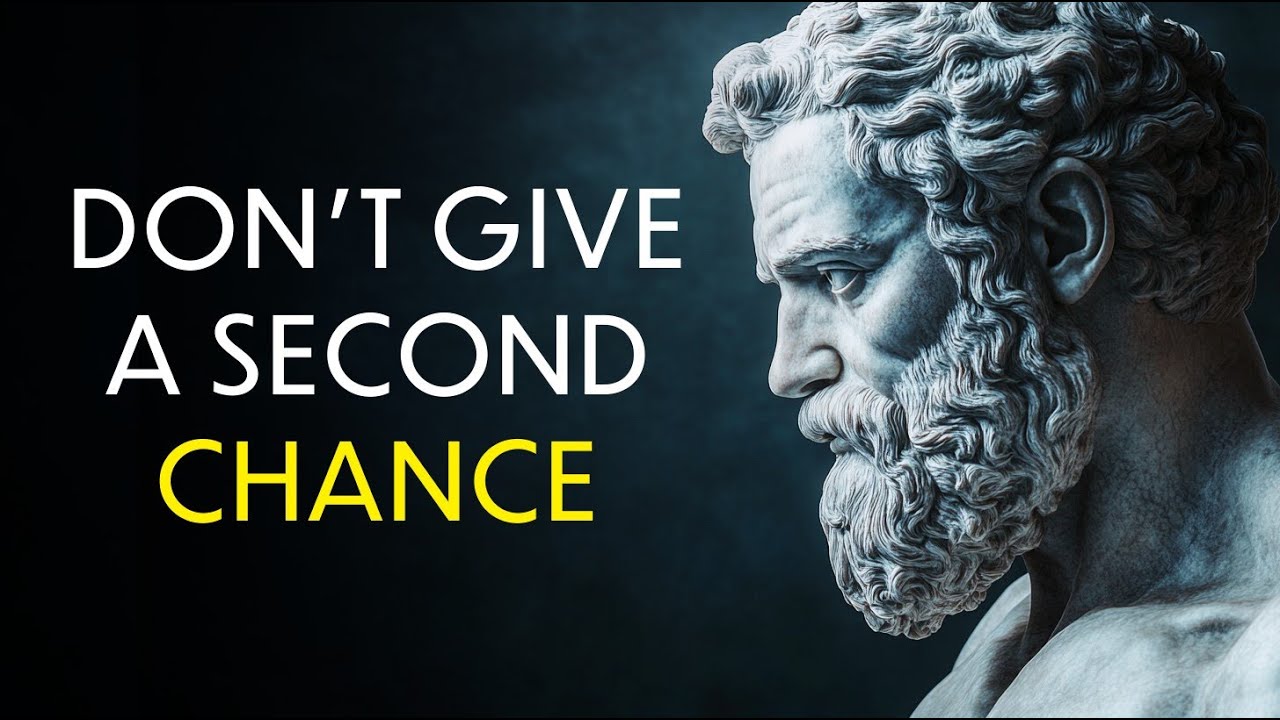 Reasons NOT to Give Persons a Second Chance | Stoicism - YouTube