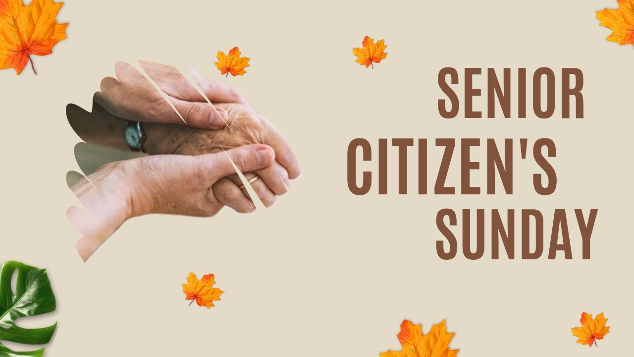 Senior Citizens Sunday Service Live, 7th Sunday after Trinity , 23th ...