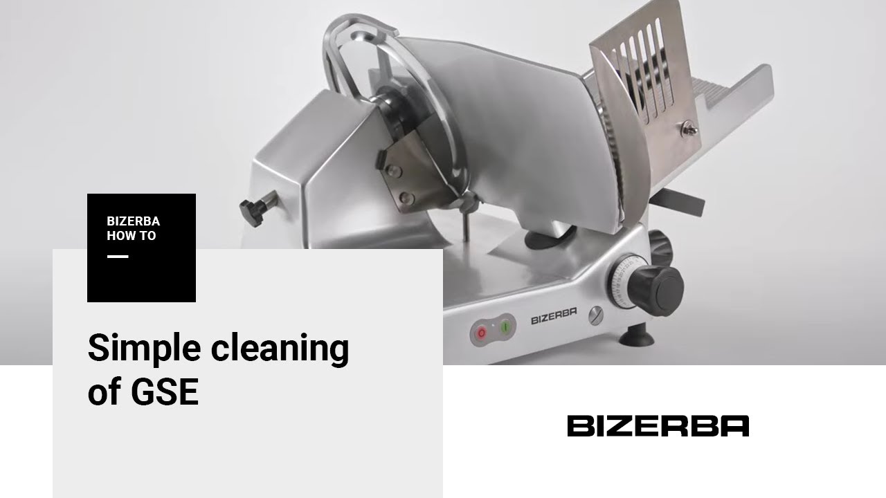 Bizerba How-To: GSE slicer – the way to clean slices - YouTube