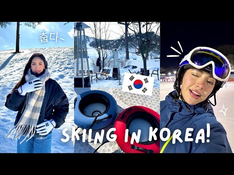 [VLOG] ESQUIANDO EN COREA DEL SÚR I Viendo la nieve POR PRIMERA VEZ I PyeongChang (Eng sub)