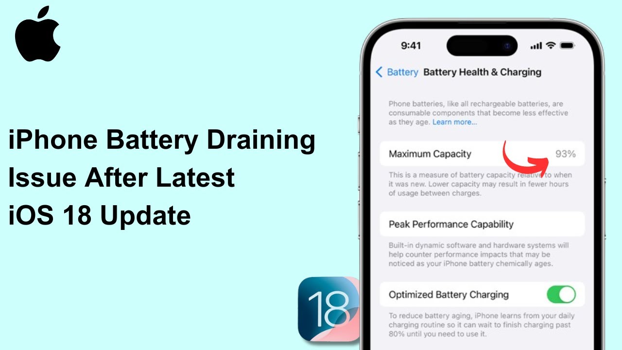 How To Fix iPhone Battery Draining Issue After iOS 18 Latest Update ...