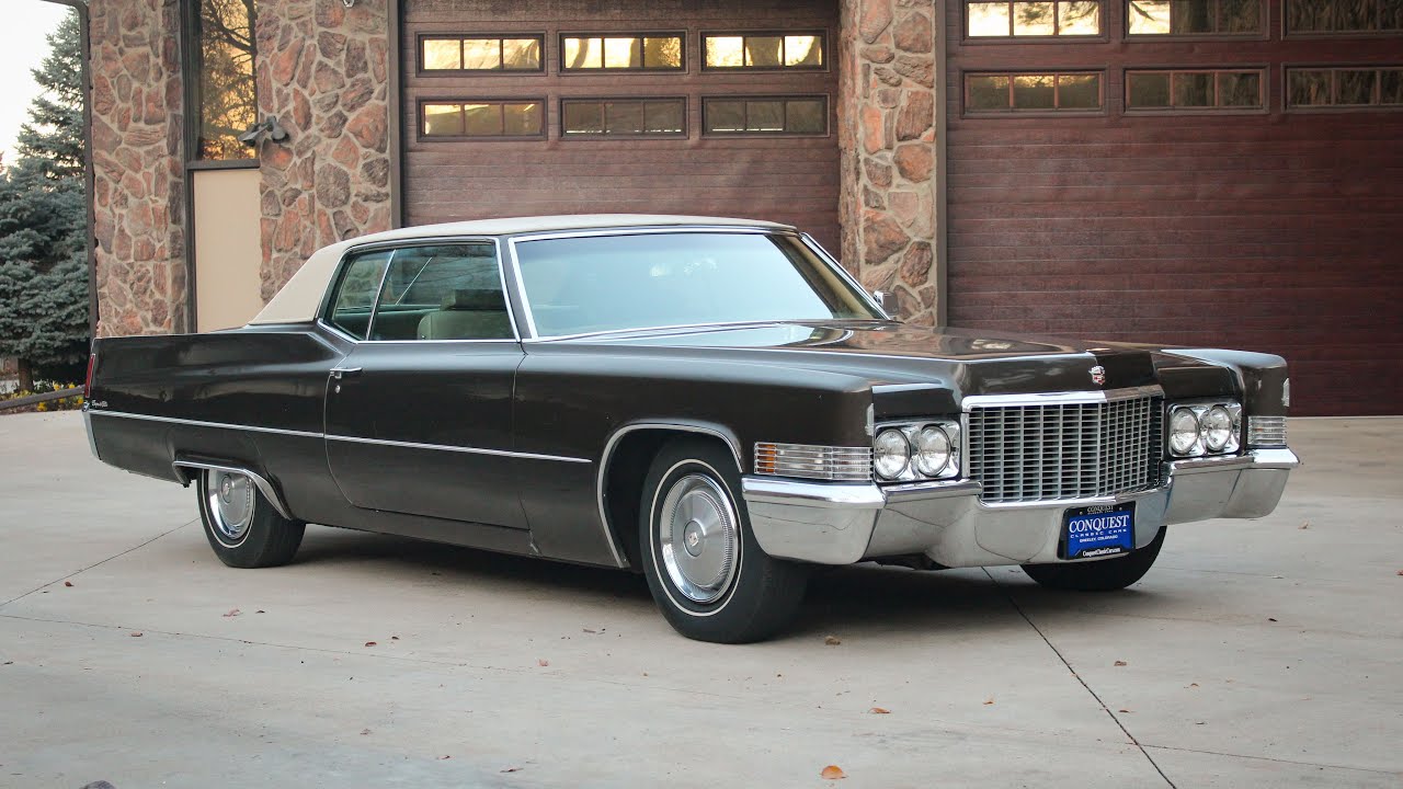 1970 Cadillac Coupe DeVille walk around - YouTube